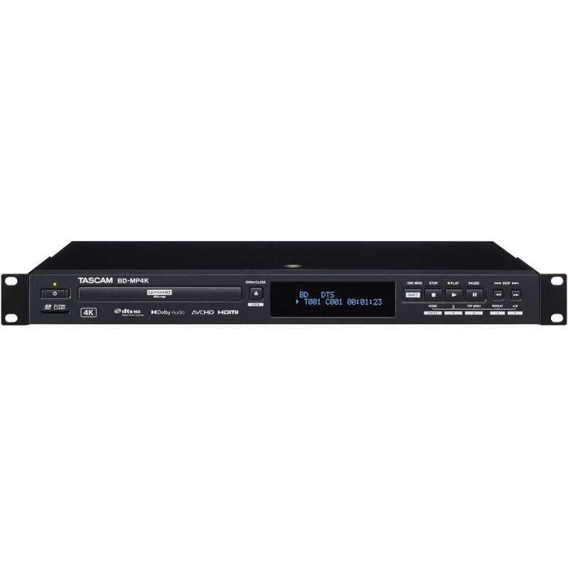 Tascam BD-MP4K Professional 4K Blu-ray Player – Blackout Audio