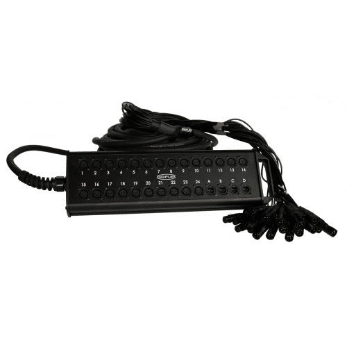 Digiflex HE24 4X 100 MultiChannel Snake – Blackout Audio