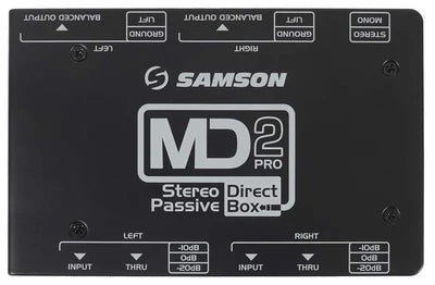 Samson MD2 Pro Direct Box – Blackout Audio